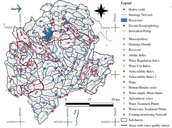 Redesign of a water quantity, quality, and sediment-monitoring network in a tropical region