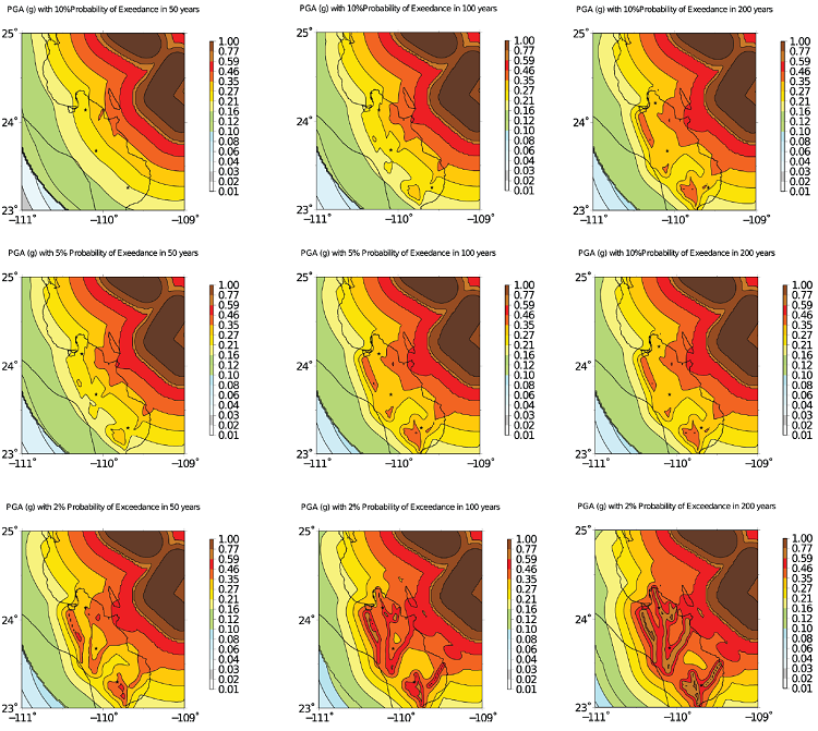 Probabilistic seismic hazard analysis in La Paz-Los Cabos, Mexico: The ...