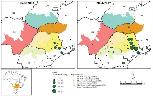 The uneven geography of knowledge in agriculture: regional inequalities ...