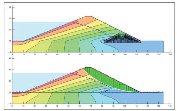 Estabilidad de taludes en presas de tierra considerando el ángulo de ...