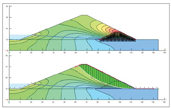 Estabilidad de taludes en presas de tierra considerando el ángulo de ...